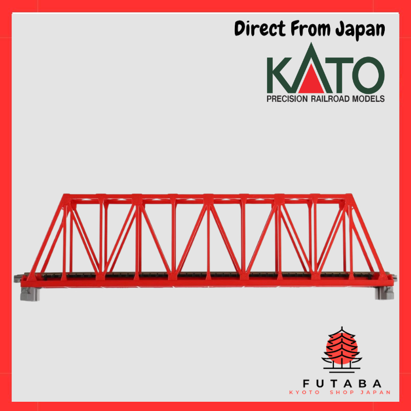 KATO N Gauge Single Line Truss Bridge in Vermilion 20-430 Model ...