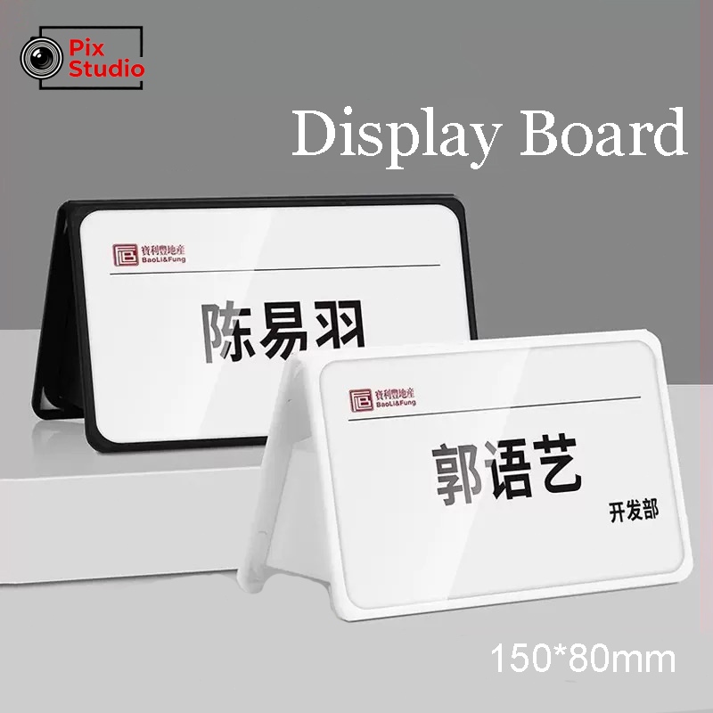PIX | Desk Table Name Plate Booked Stand Name Desk Meeting Name Plate ...