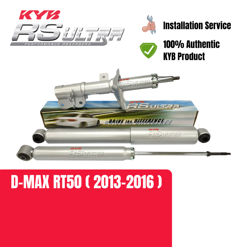 KAYABA KYB RS Ultra Isuzu D max DMAX RT50 2013-2016 4X4 Suspension GAS ...