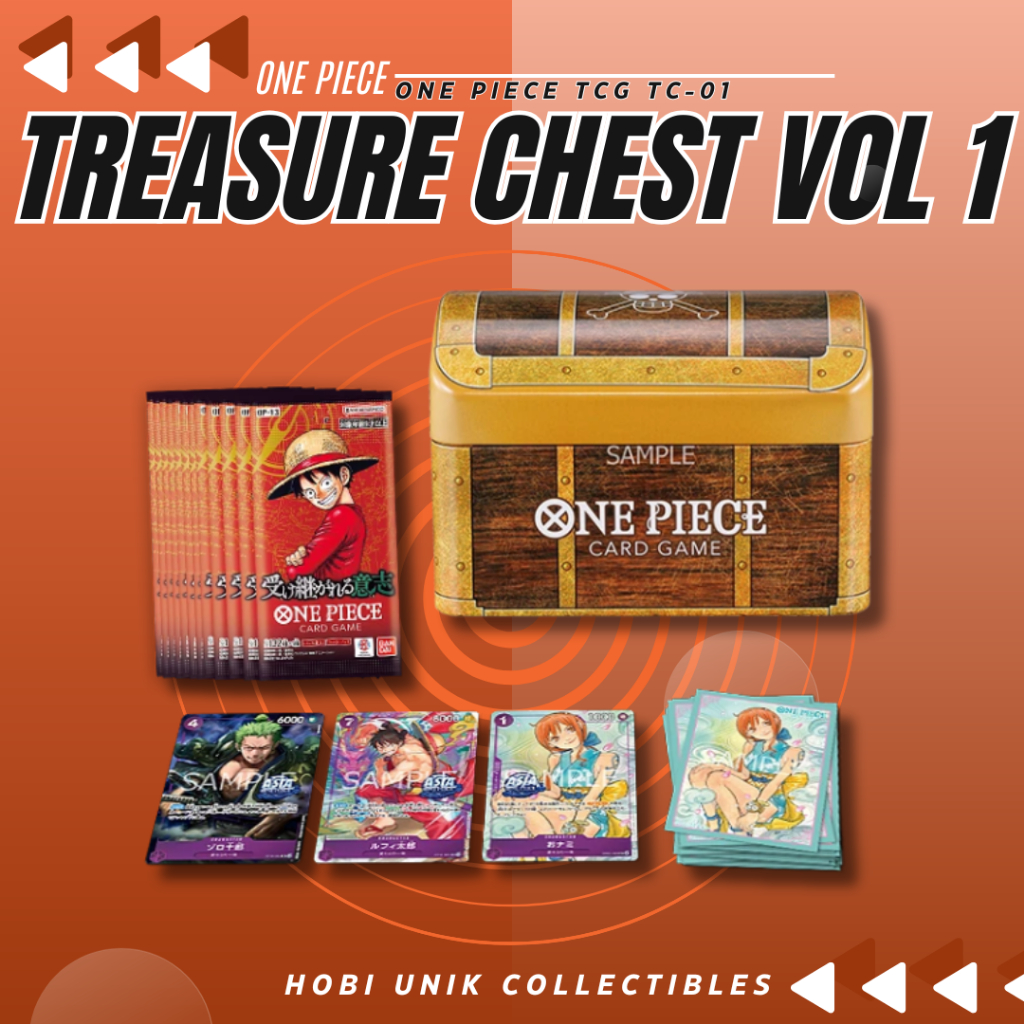 (Live Rip)[TC01] One Piece Treasure Chest TCG : Treasure Chest TC-01 ...