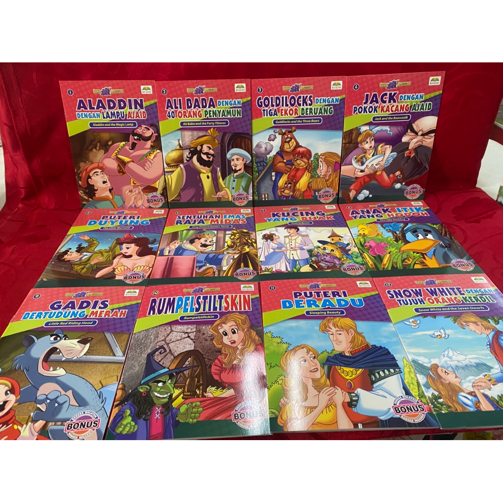 1 SET 12 BUKU - BUKU CERITA SIRI ANGGUR | Shopee Malaysia