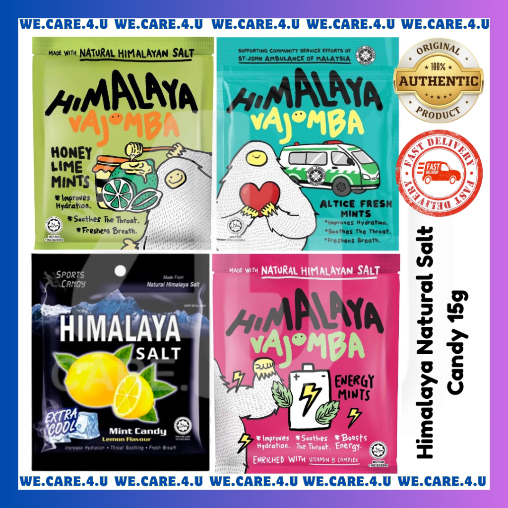 HIMALAYA SALT MINTS CANDY 15G (HONEY LEMON MINTS/ ALTICE FRESH MINTS ...
