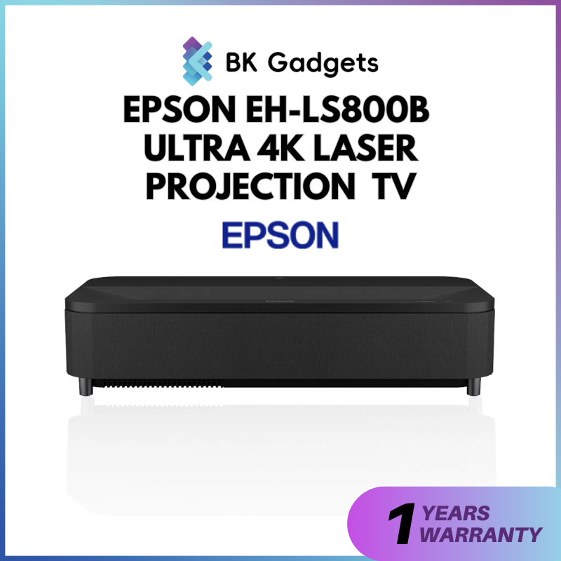 Epson EH LS800B Laser Projector 4K PRO UHD Smart TV Android Yamaha Home ...