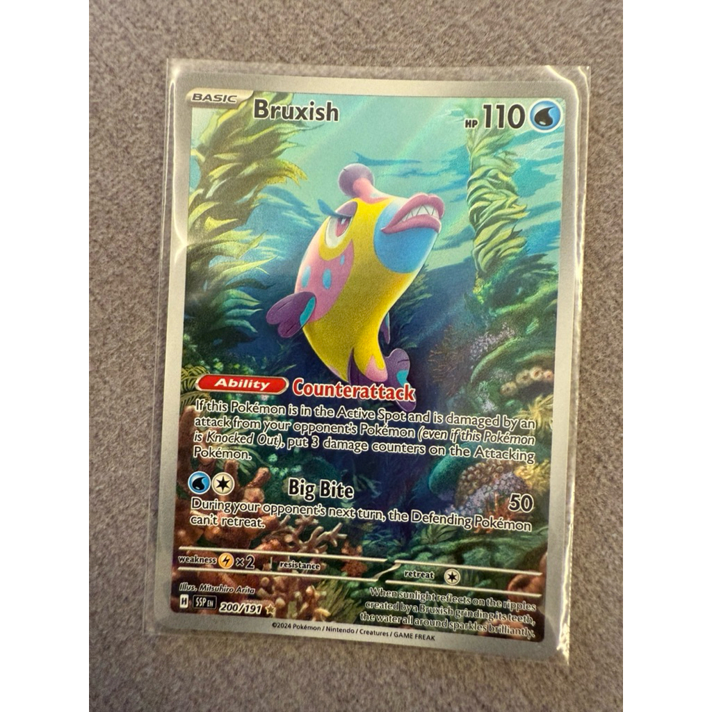 Bruxish #200 Pokemon Surging Sparks | Shopee Malaysia