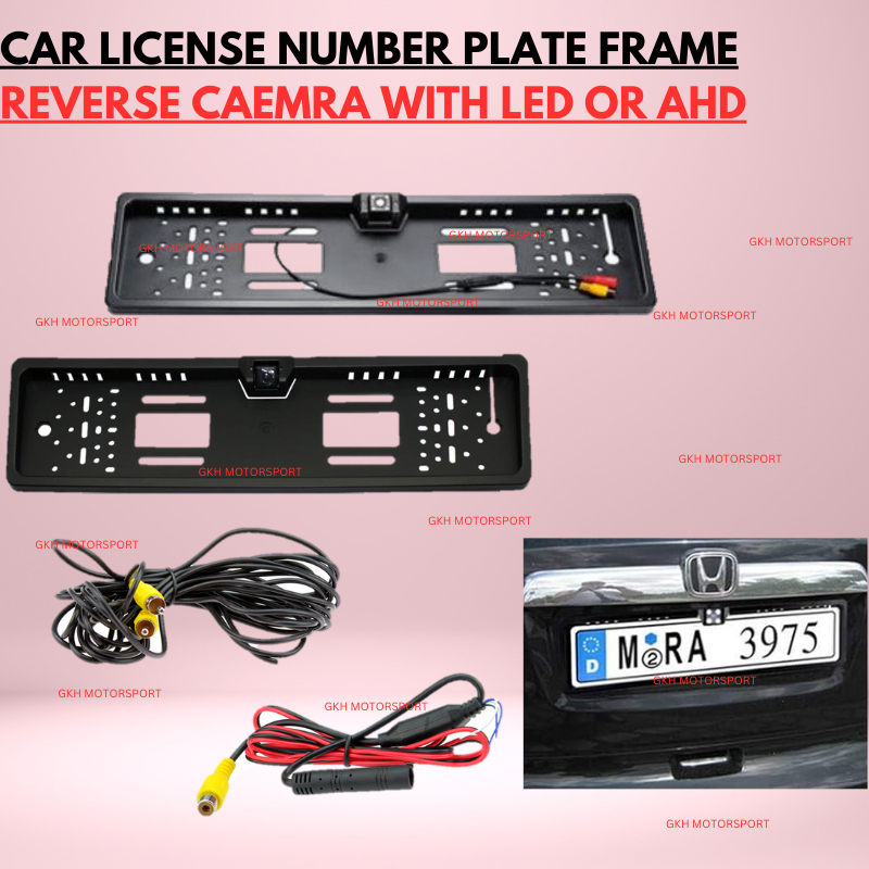 Car Camera Plate Cover Waterproof License Bracket No Plate Holder ...