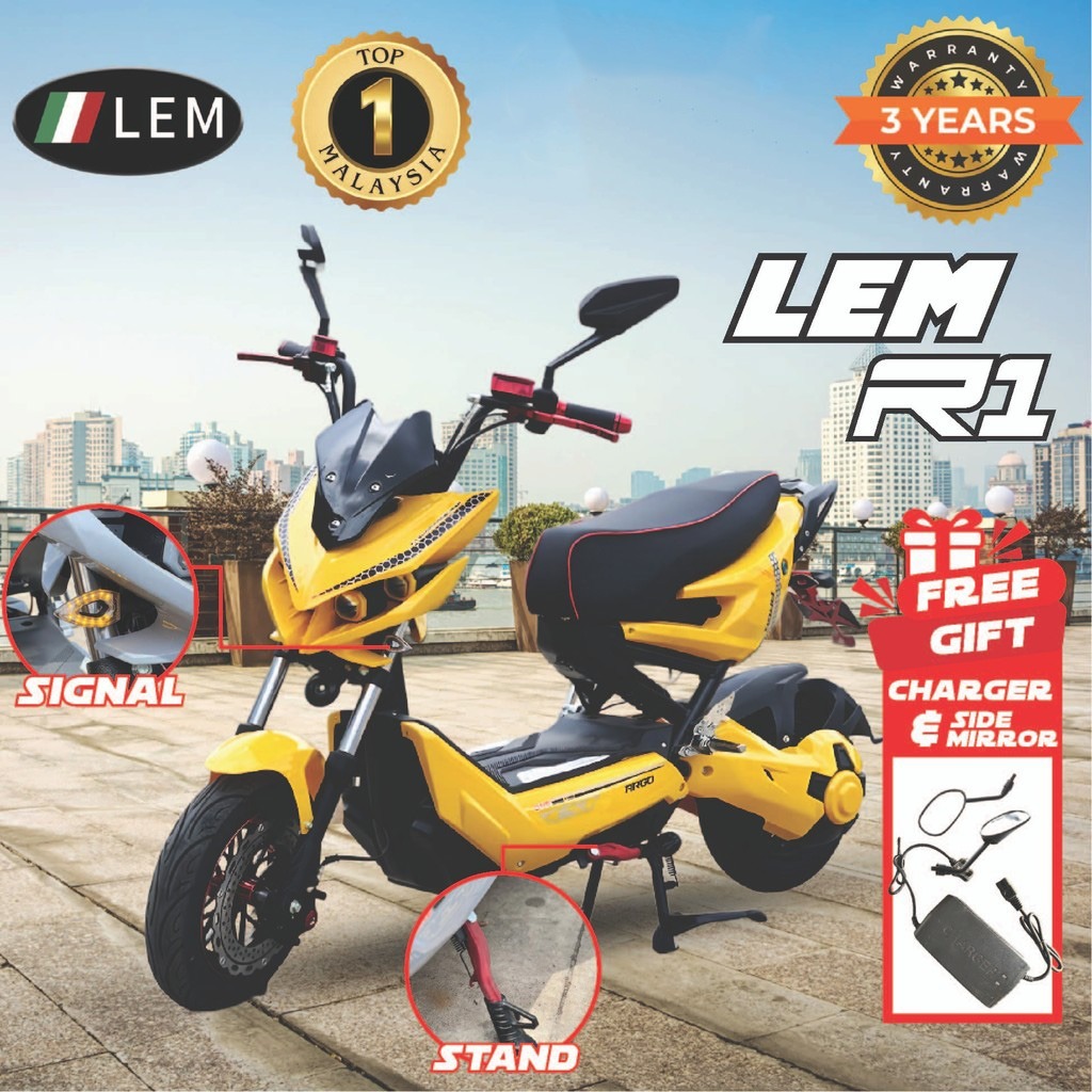 ★LEM★ NEW !!! R1 (FASTEST E-BIKE/E-SCOOTER) Electric Bike / Electric ...