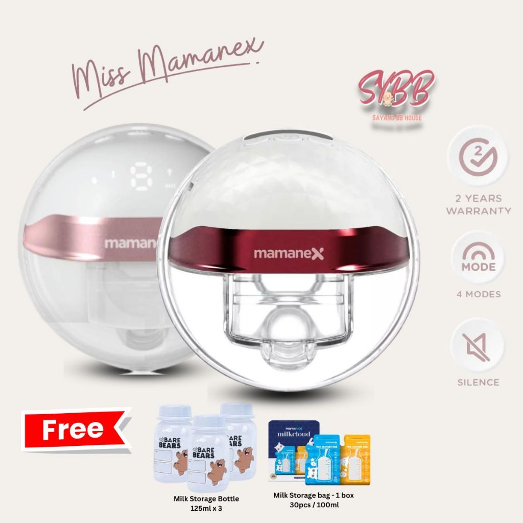 Miss Mamanex Diamond New Bluetooth Rechargeable Wearable Breast Pump ...