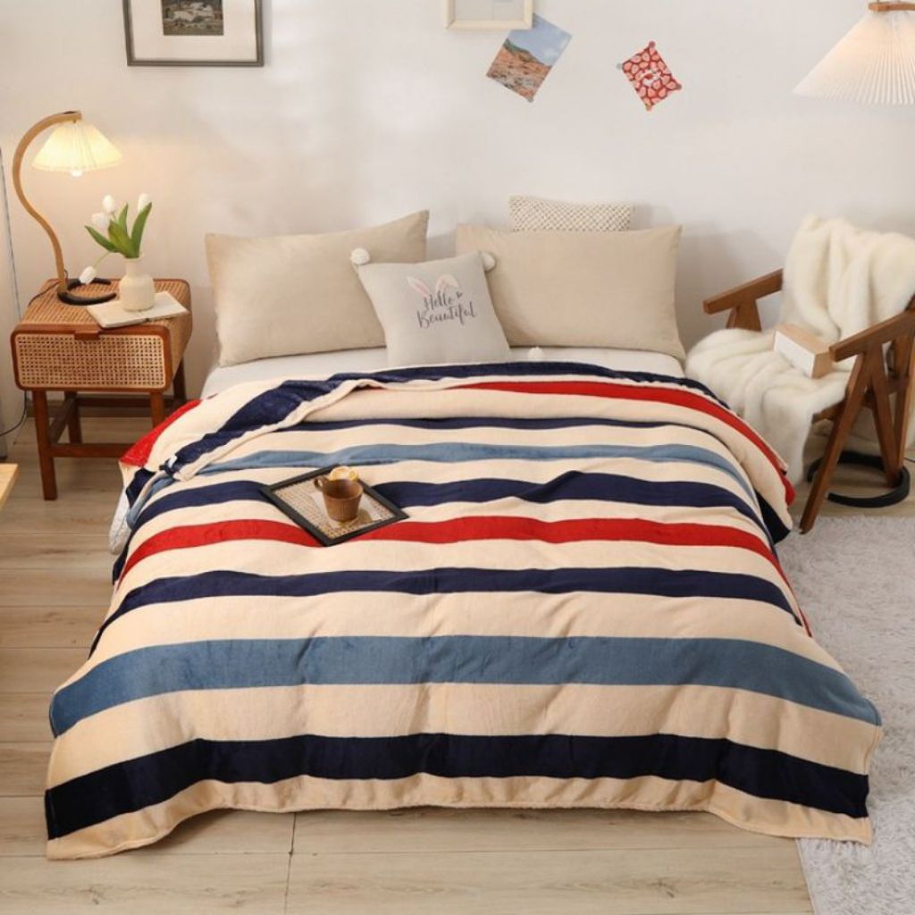 Cartoon Coral fleece blanket soft quilt Blanket Selimut Baldu Gebu ...