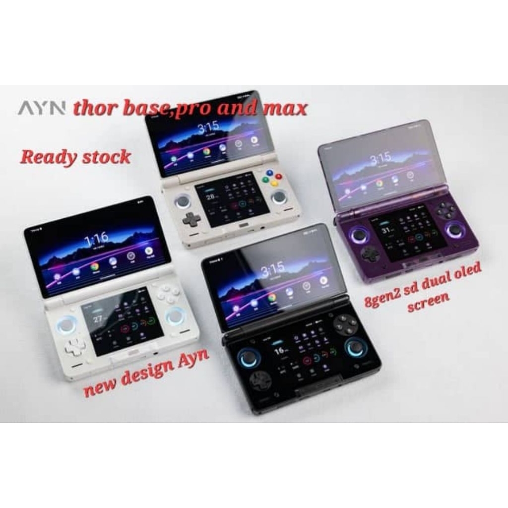 [READY STOCK DI PJ] AYN THOR HANDHELD GAMING CONSOLE DUAL SCREEN ...