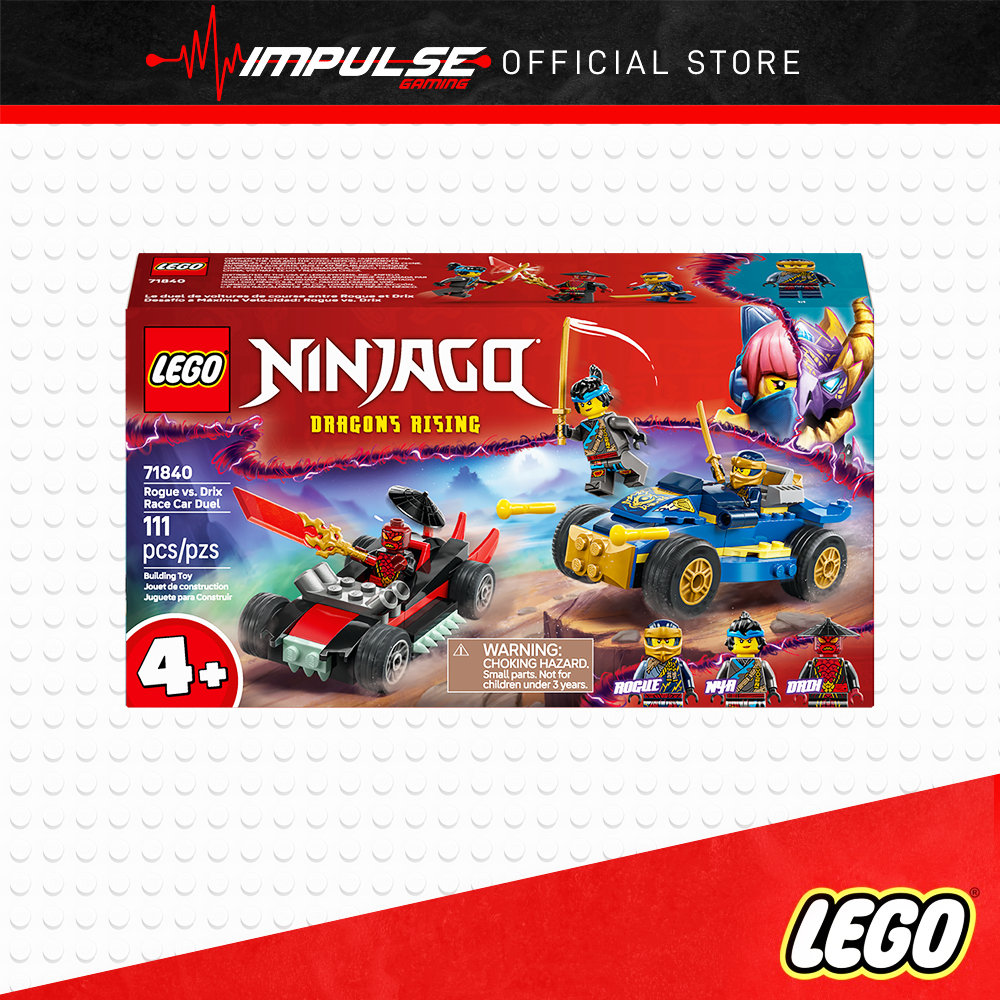 Lego 71840 Ninjago Rogue Vs Drix Race Car Duel | Shopee Malaysia