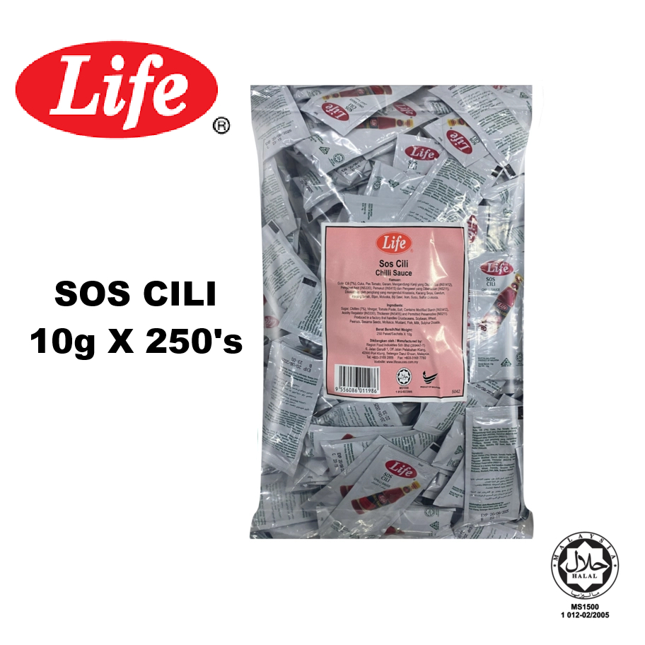 LIFE Chilli Sauce Sachet ( 10g x 250pcs ) | Shopee Malaysia