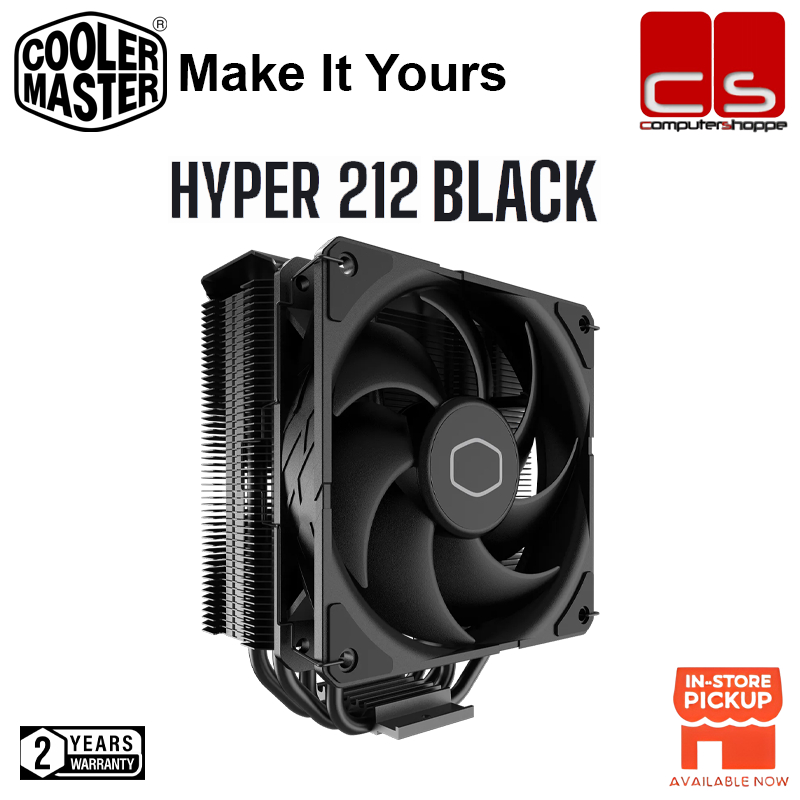 COOLER MASTER Hyper 212 Black CPU Air Cooler (Intel LGA 1851 / 1700 ...