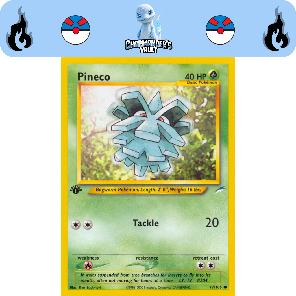 Pineco #077/105 Neo Destiny Vintage 2002 Pokémon TCG | Shopee Malaysia