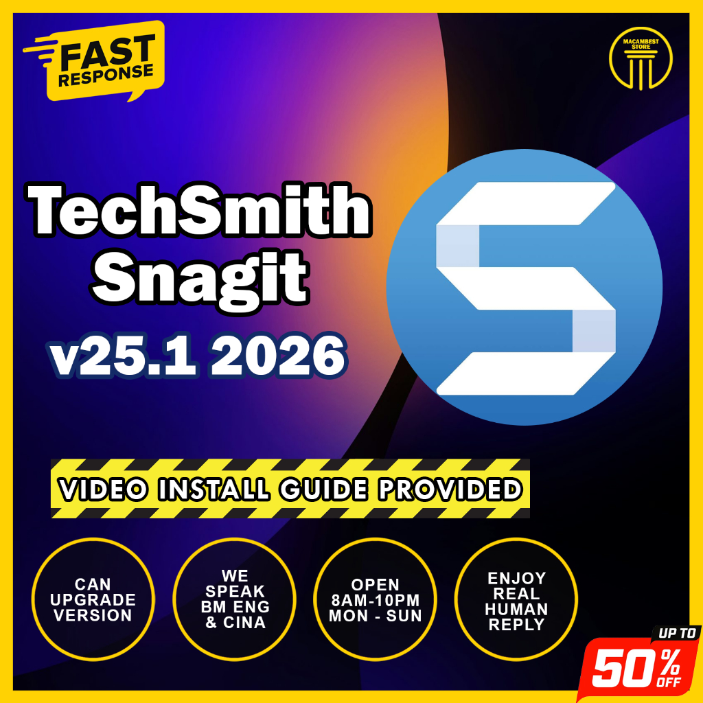 TechSmith Snagit 2025 v25💯 EASY INSTALL 💯 LIFETIME PREMIUM 💯 FAST ...