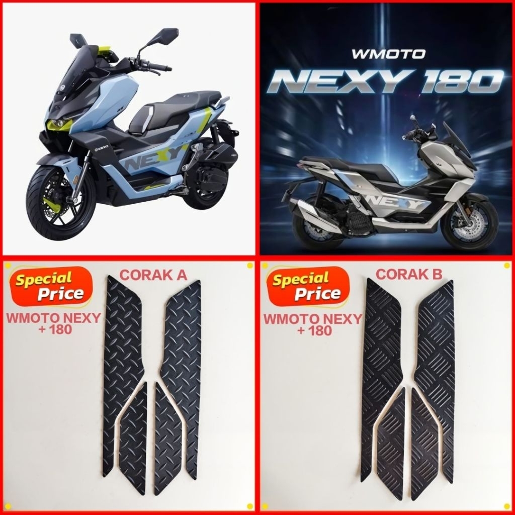 WMOTO NEXY + 180 CARPET KARPET PEMIJAK KAKI FOOTREST FOOTSTEP FLOORMAT ...