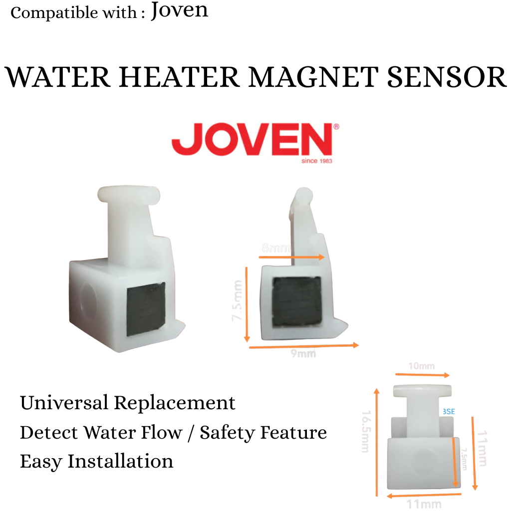 JOVEN Water Heater Magnet Flow Sensor Universal Sensor Home Shower ...