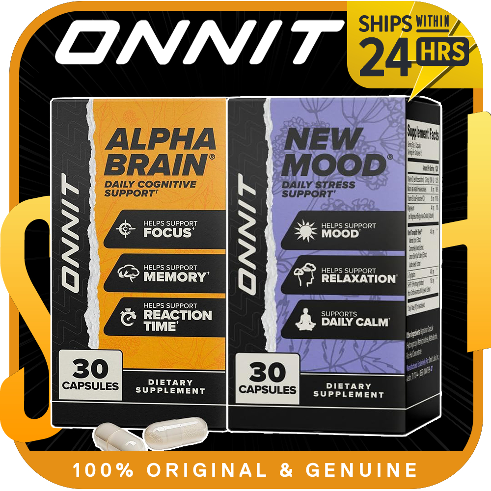 ONNIT Alpha Brain Premium Nootropic Brain Supplement, 30 Count, for Men ...