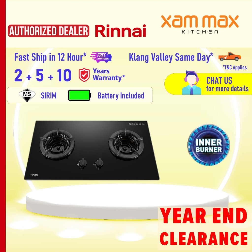 Rinnai RB-2GIF Inner Burner Flame Cooker Gas Hob RB 2GIF / Old: RB-2GI / Tungku Dapur Jimat Gas ...