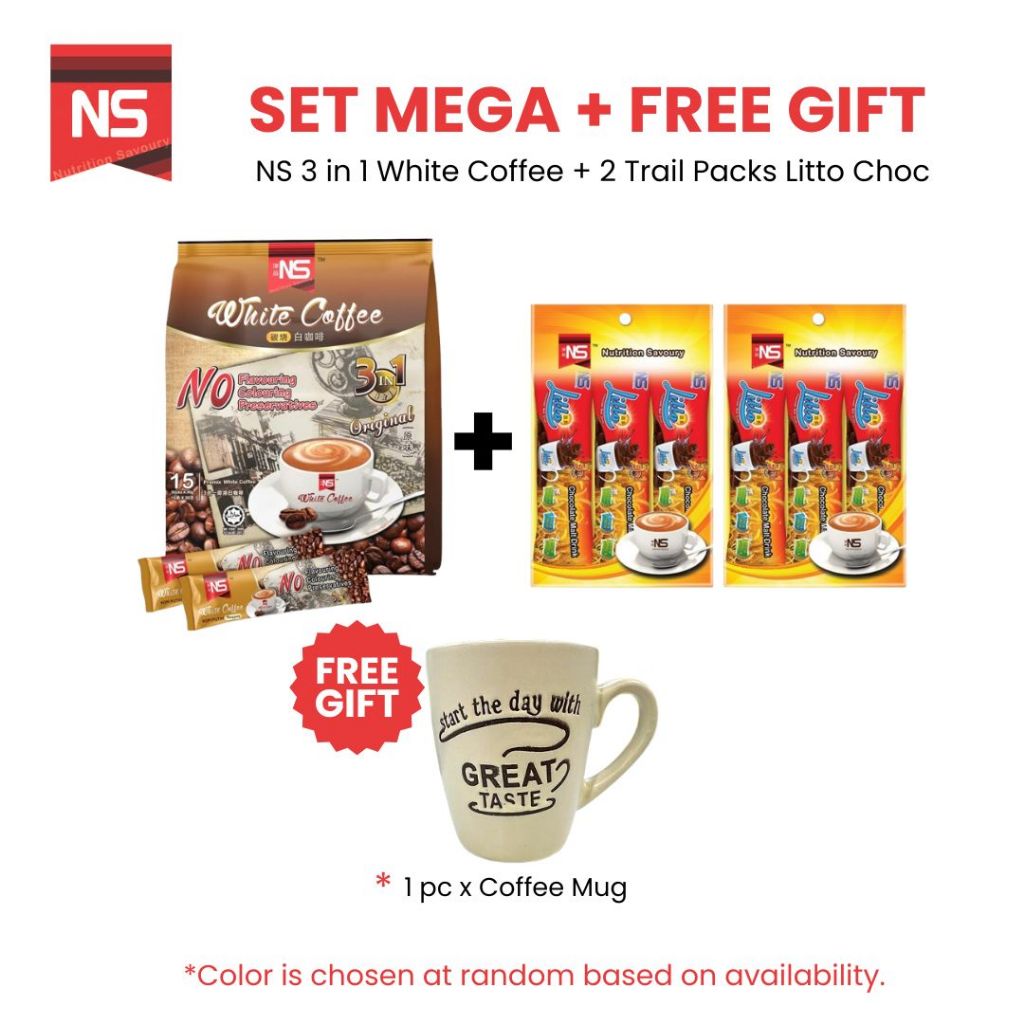 [FREE GIFT] Set Mega + Free Gift - NS Litto Minuman Koko Malt + NS 3 in ...