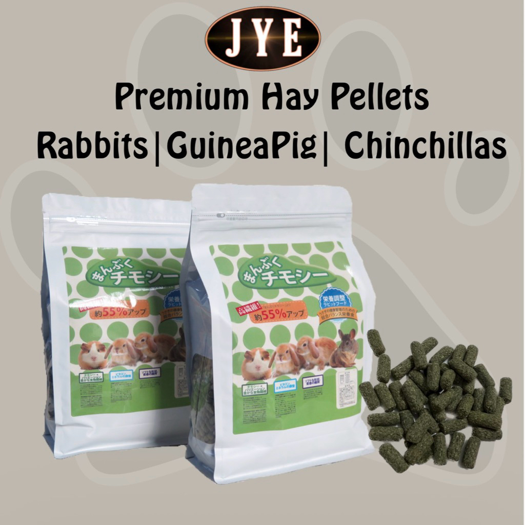 [JYE] Premium Hay Pellet 1KG | Timothy Hay Pellets | Rabbit / Guinea ...