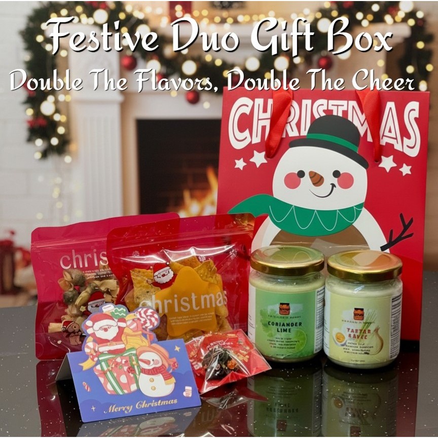 Festive Duo Gift Box The Dip Kitchen Christmas Gift Set sos pencicah ...