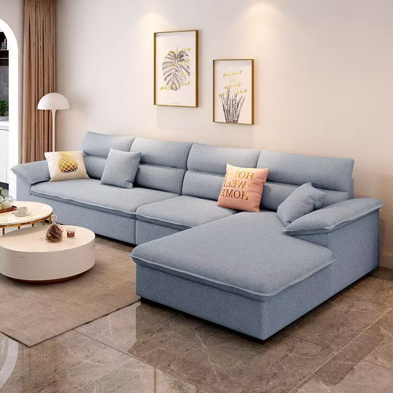 Trikings Modern Korean Luxury Sofa Set, Waterproof L-Shaped Sectional ...