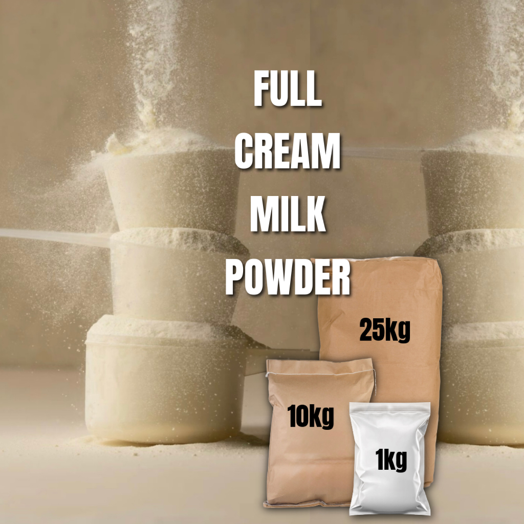 Full Cream Milk Powder 全脂奶粉Susu Tepung Penuh Krim 10kg/25kg | Shopee ...