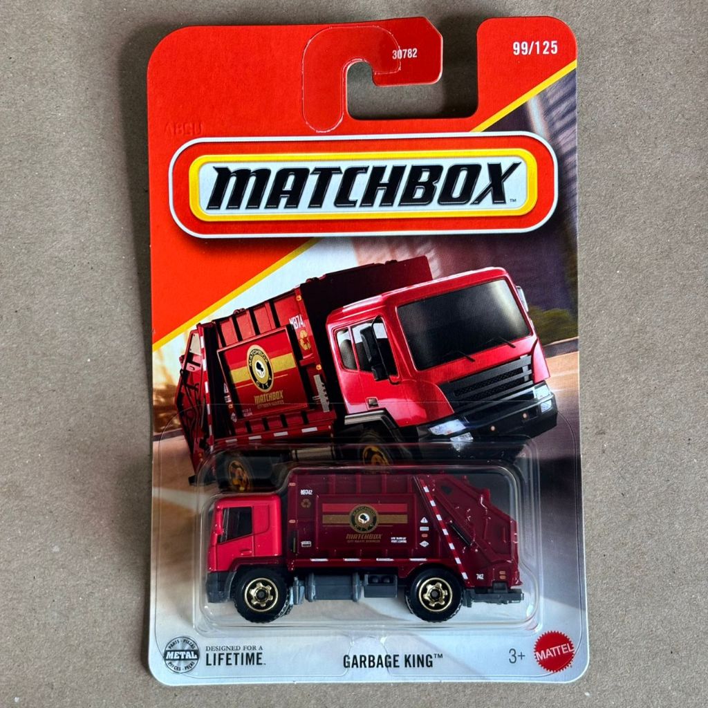 Matchbox Garbage King - Red ( 99/125 - 2025 ) | Shopee Malaysia