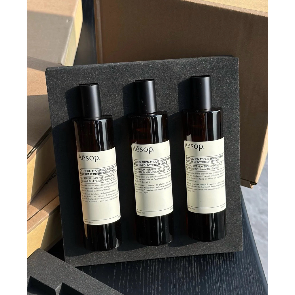 Aesop Aromatique Room Spray Trio– Cythera / Olous / Istros (100ml ...