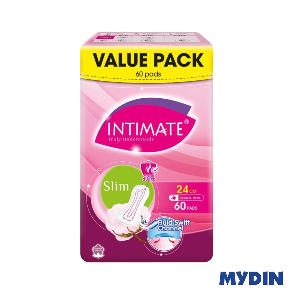 Intimate Day Slim Non Wing 24cm (60 pads) | Shopee Malaysia