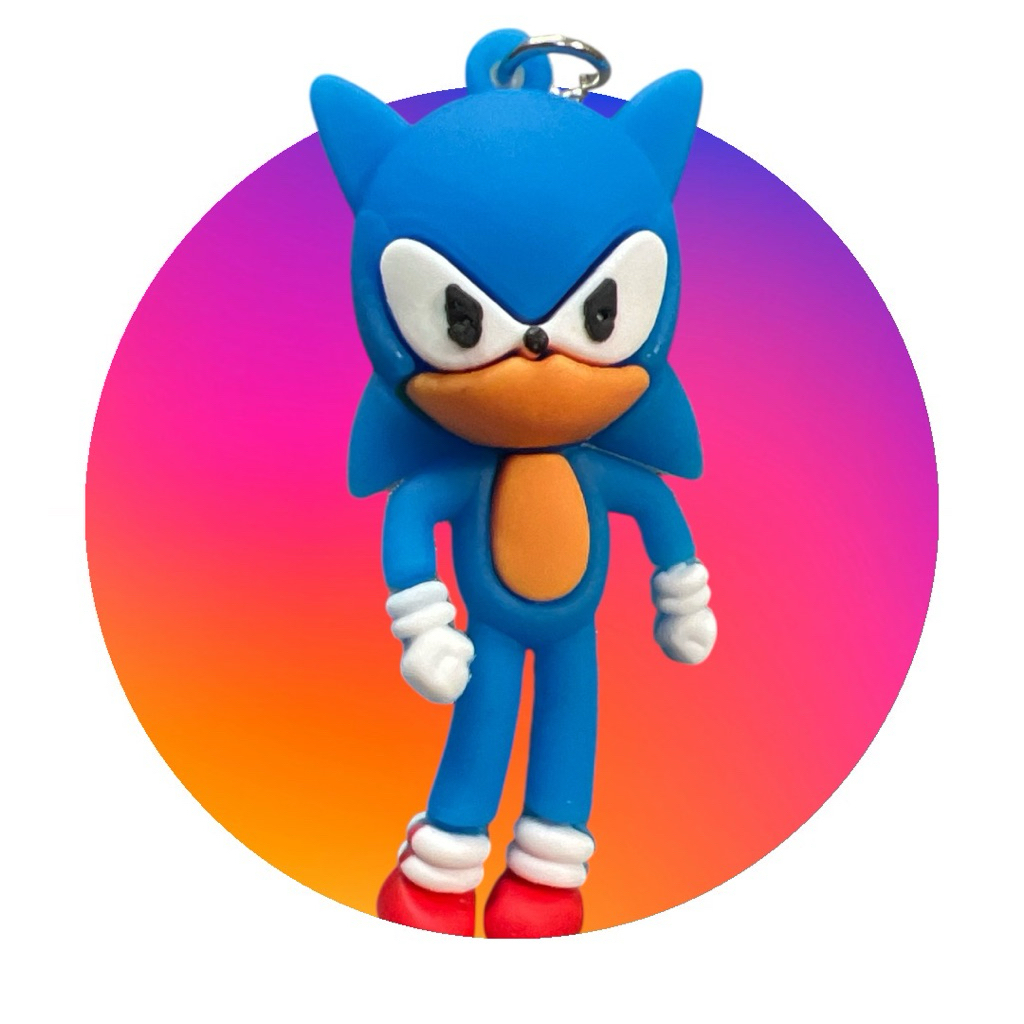 3D Patung rantai kunci, Cartoon Key Chain (4.5-5.5cm) Mini Toy/Souvenir ...