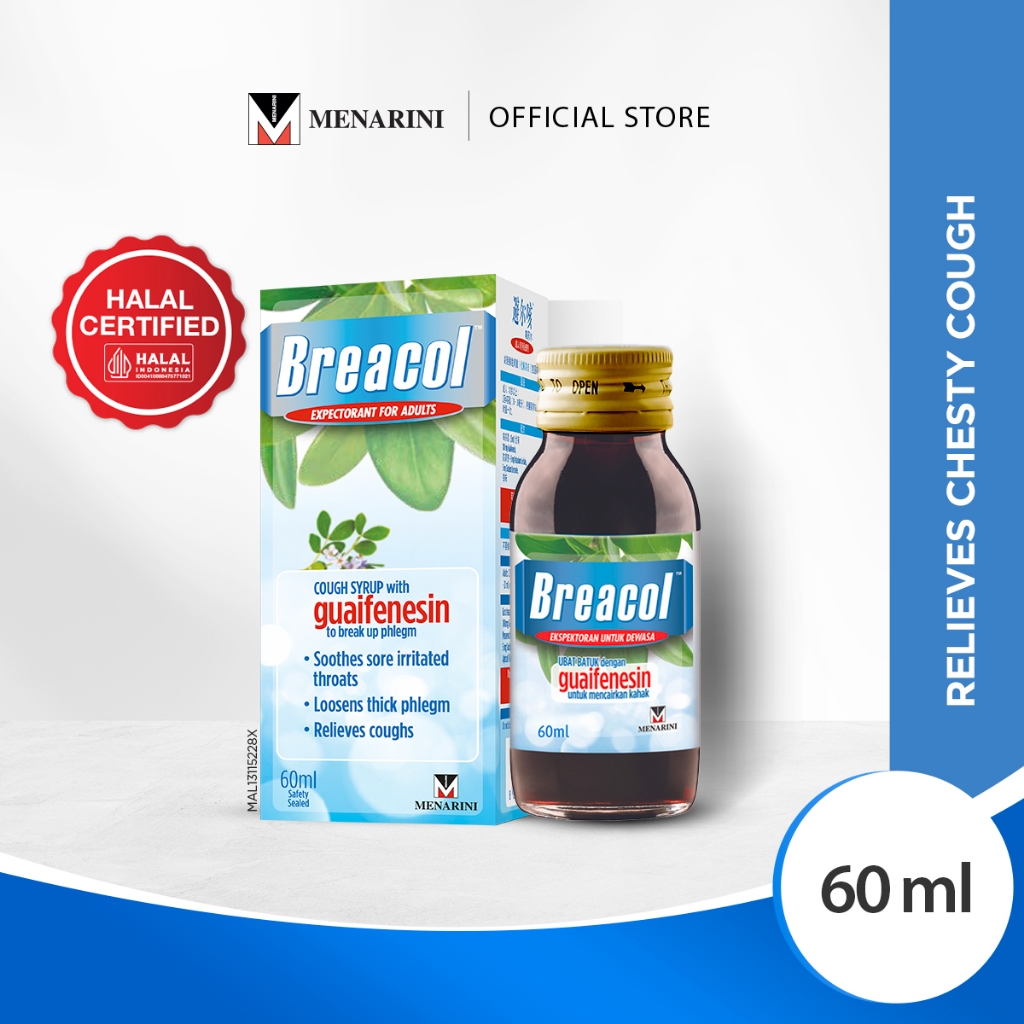 Breacol Adult Syr Bottle 100Mg 60ml | Shopee Malaysia