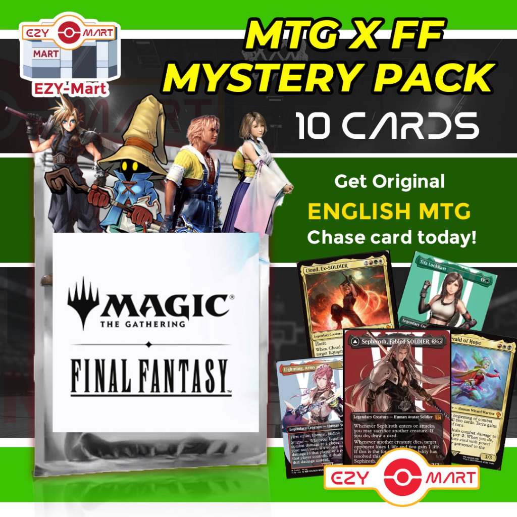 MTG X FF_ENGLISH Mystery Pack | 100% Original | magic the gathering x ...