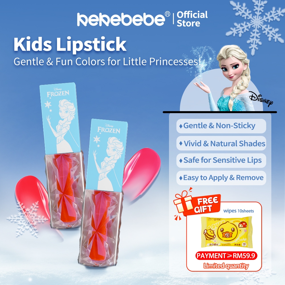 Disney & kekebebe Kids Lip gloss organic Makeup Safety Lipstick non ...