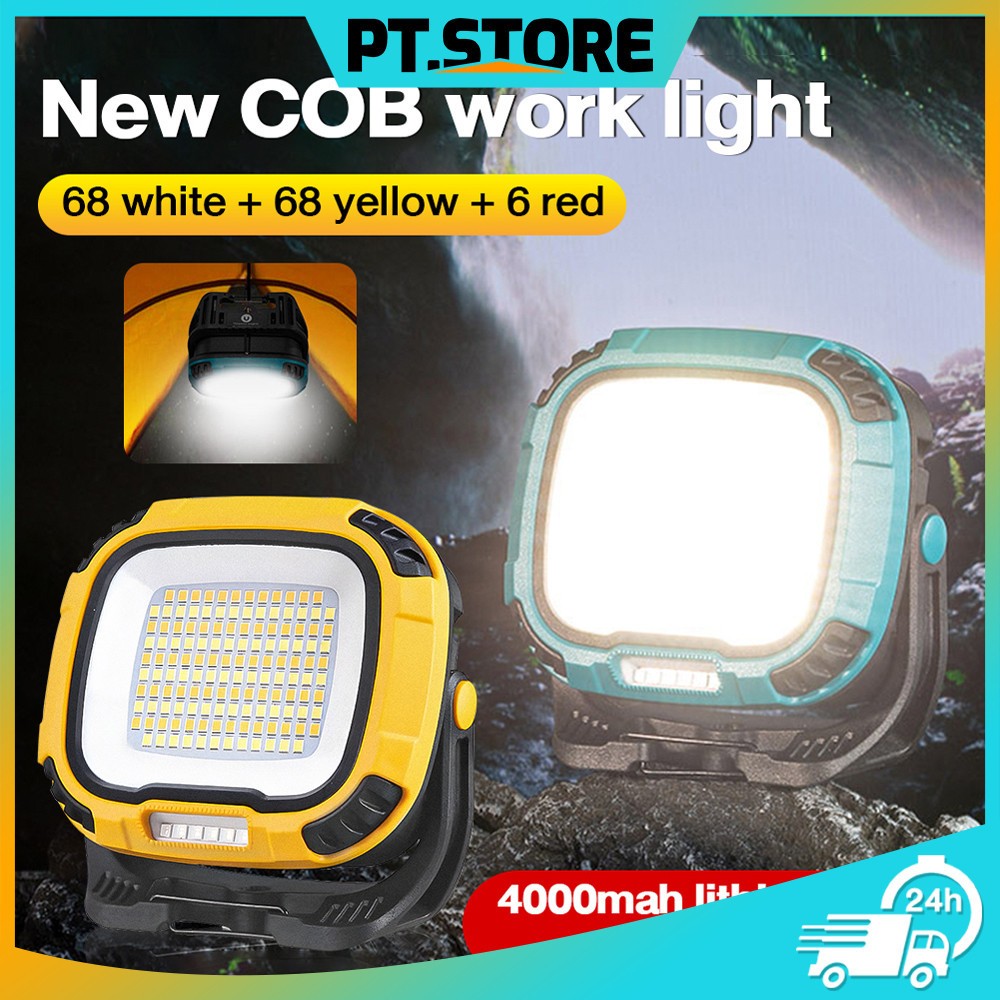 Multi functional COB Work Light rechargeable Type-C outdoor lighting ...