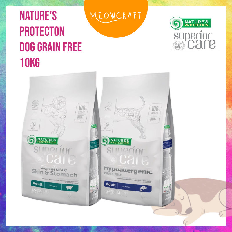 Nature's Protection Dog Hypoallergenic / Skin & Stomach 10kg Grain Free ...