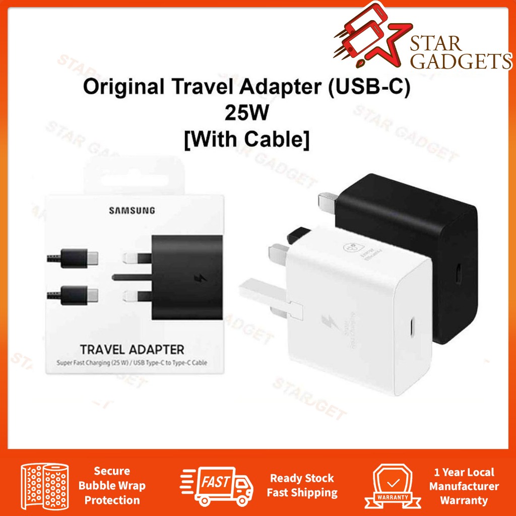 Samsung 25W/45W Travel Adapter with Cable || 65W PD Adapter without ...