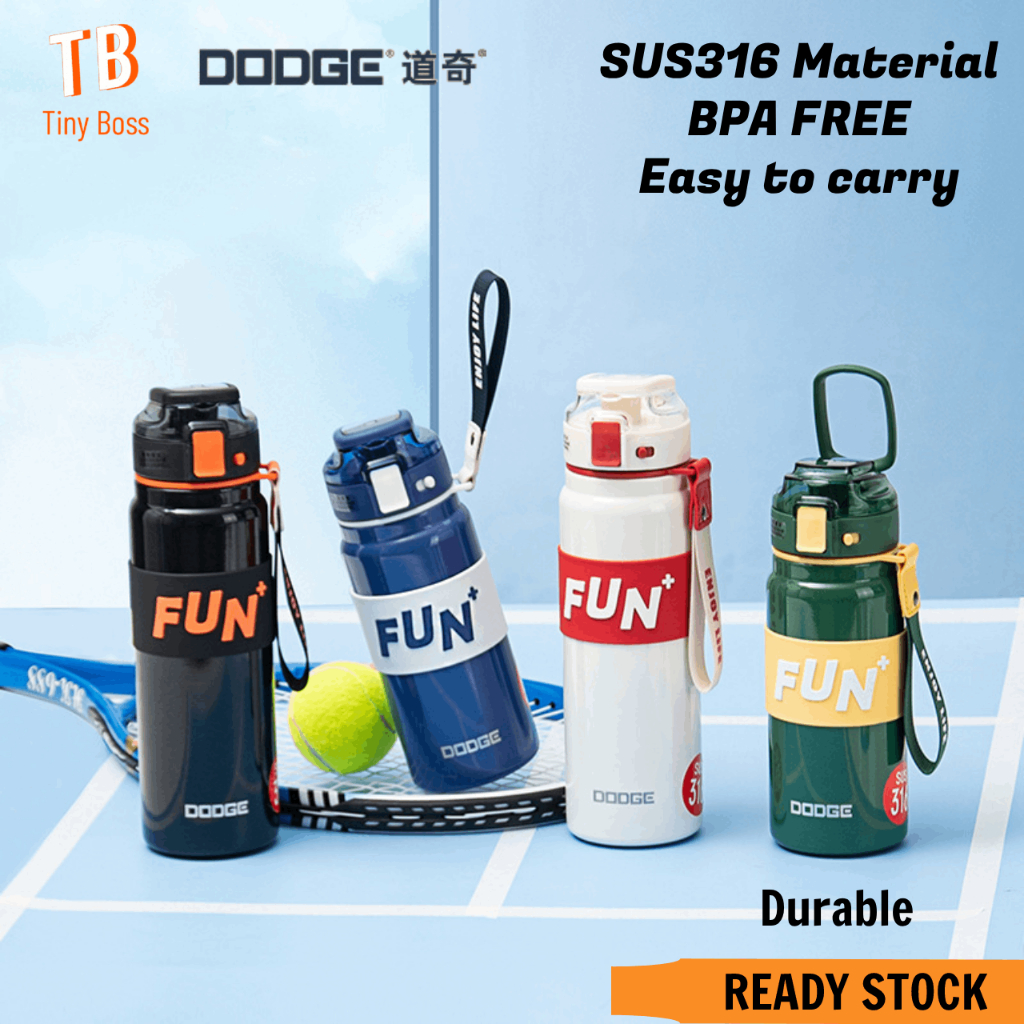 Dodge SUS304 Thermos Tumbler Bottle Flask Water Bottle Botol Termos Air ...