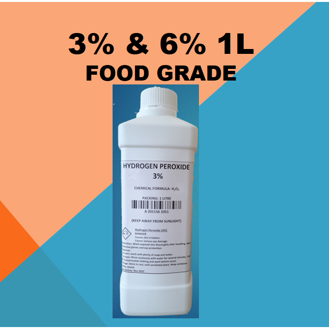 Hydrogen Food Grade Bleach 3% 1000ml | Shopee Malaysia