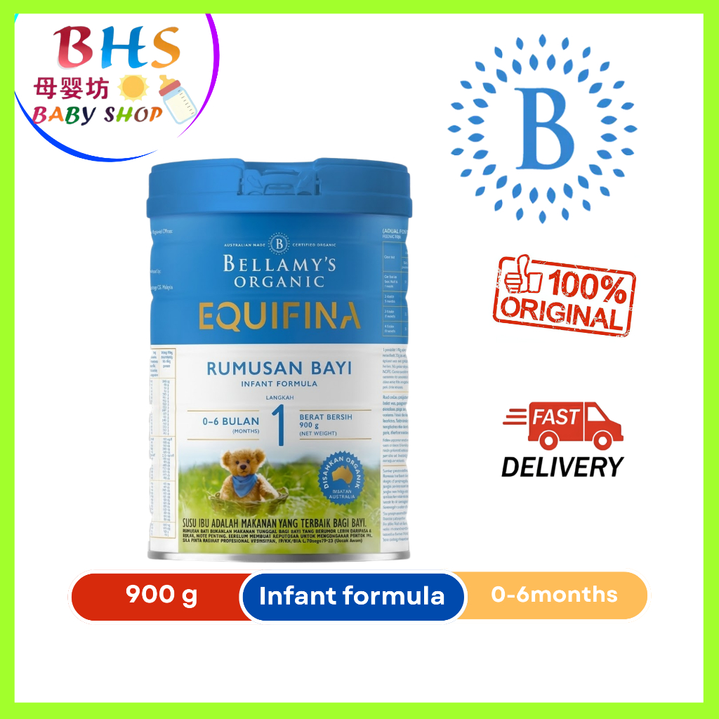 Bellamy’s Organic Infant Formula – Step 1 ( 0-6M )(900g) (Exp: 07/2026 ...
