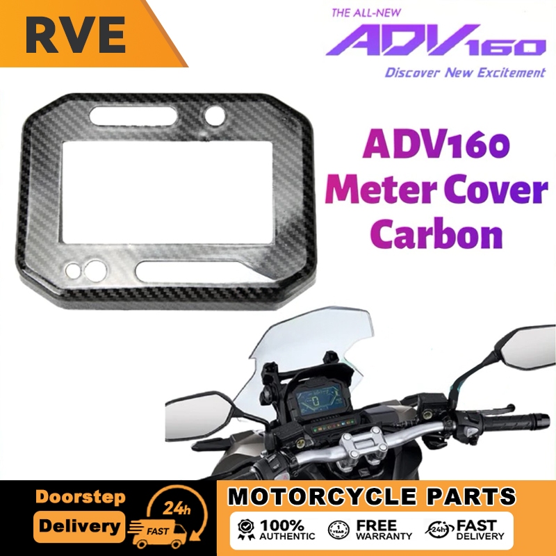 Honda ADV160 Meter Switch Cover Carbon Design Meter Case Meter Lens ...