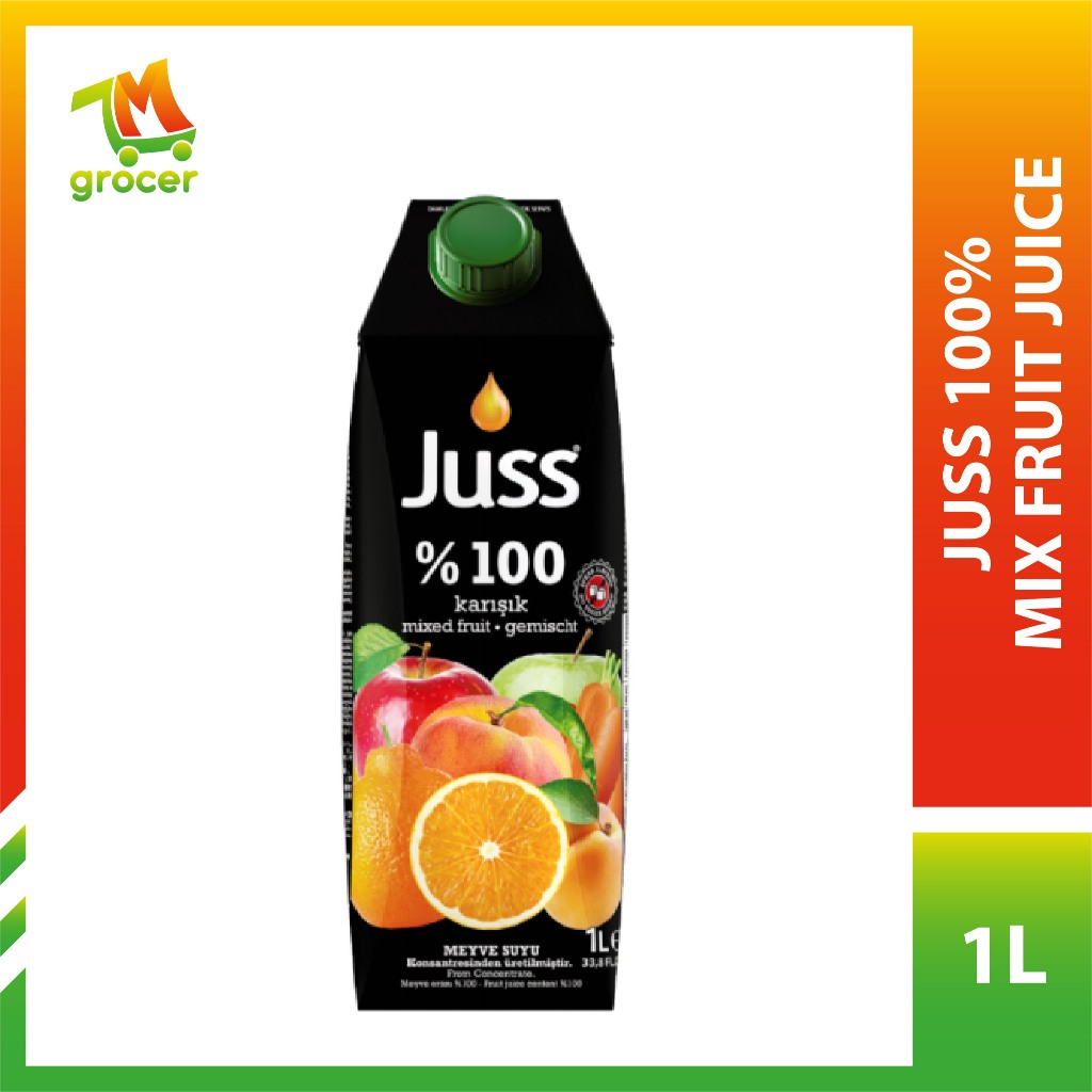 Juss 100% Mix Fruit Juice 1L | Shopee Malaysia