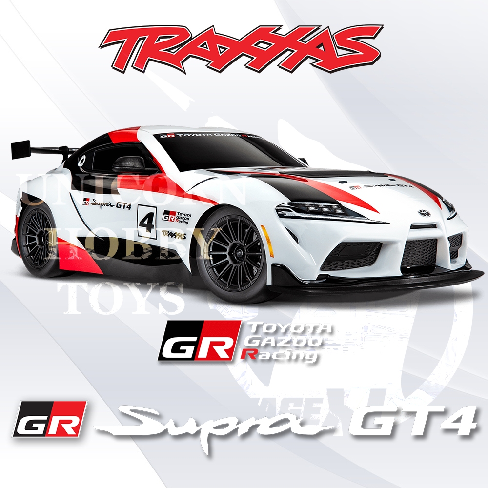 TRAXXAS TOYOTA GR SUPRA GT4 BL-2S 4-TEC 3.0 ALL WHEELS DRIVE RACE CAR ...