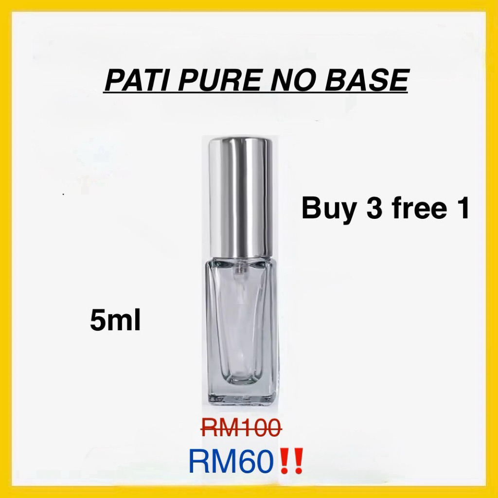 Pati perfume pure RATIO 1:3 terbaik (no base) | Shopee Malaysia