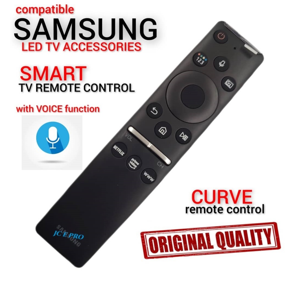 (CURVE) SAMSUNG Smart TV Remote Control with VOICE Function (Original ...