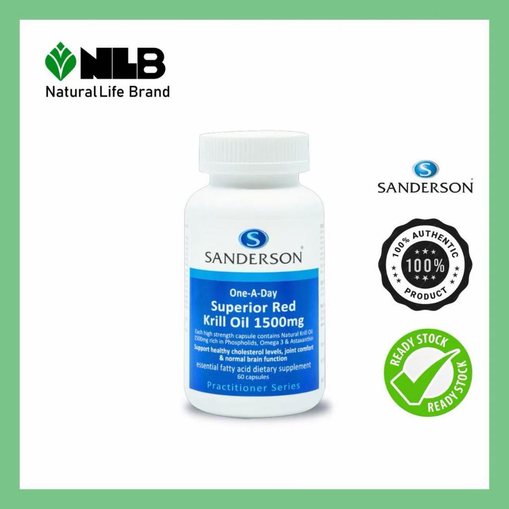 Sanderson Krill Oil 1500mg Softgel 60s (Ready Stock) | Shopee Malaysia