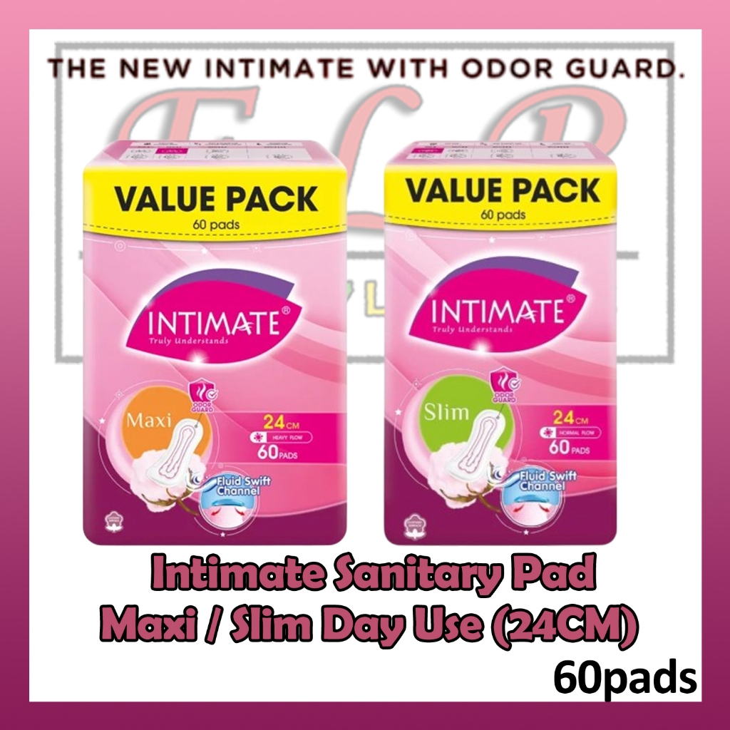 📣Daily Sales📣Intimate Slim / Maxi Non Wing Day Use 3 x 20 Pads | Shopee ...