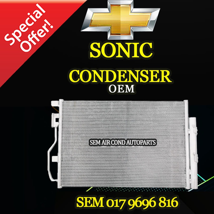 CHEVROLET SONIC OEM NEW CONDENSER/ KONDENSER (CAR AIRCOND SYSTEM ...