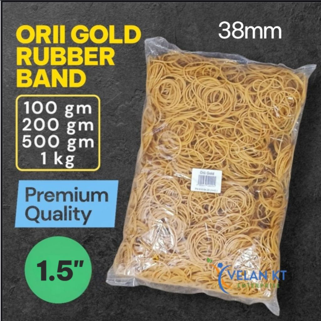 Orii Gold Premium Quality Rubber Band 1kg / Orii Getah Elastik 1kg ...