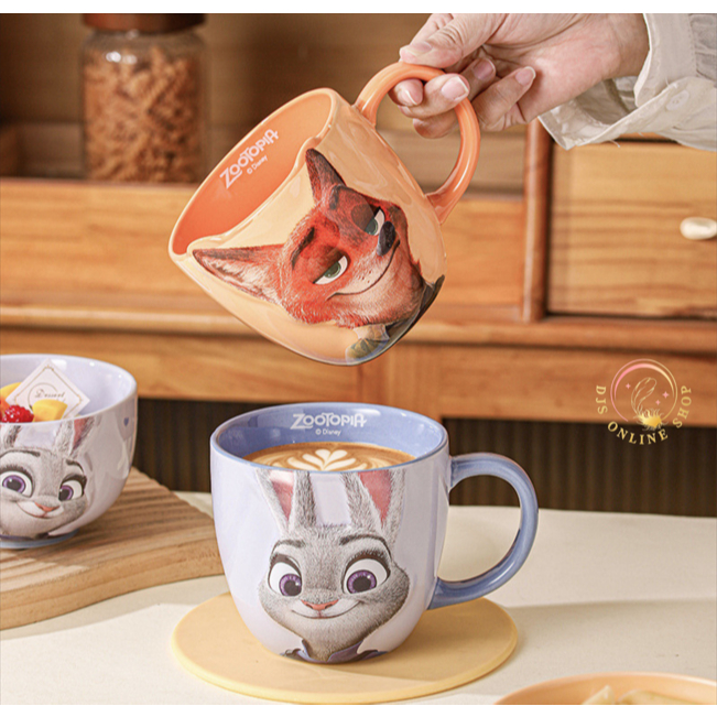 Disney Zootopia - Judy Hopps / Nick Wilde / mug/cup (550ml)- Exquisite ...